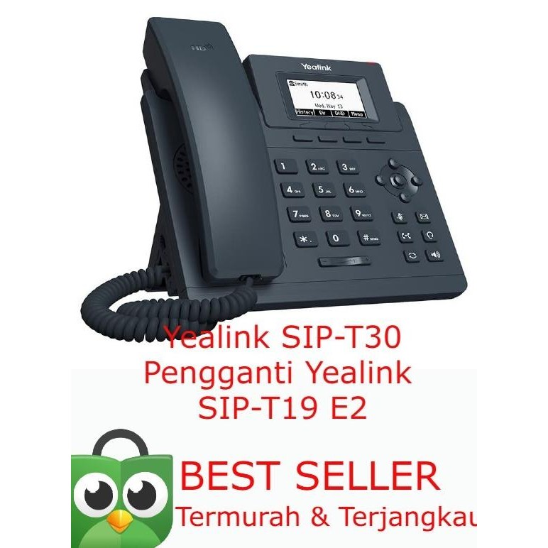 Jual Yealink SIP T30 Entry-level IP Phone with 1 Line Pengganti dari T19E2 | Shopee Indonesia