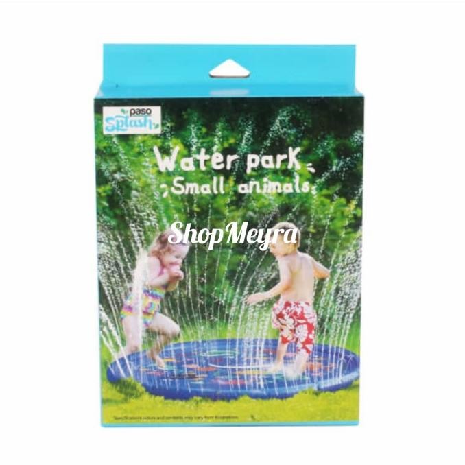 Jual Kolam Air Mancur Anak Paso Water Splash Mat Water Spray Pad Besar | Shopee Indonesia
