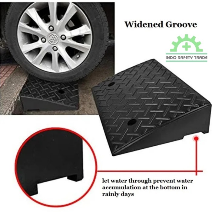 Jual PVC Curb Ramp Tanjakan Rubber Ramp PVC Tanjakan Mobil Motor ...