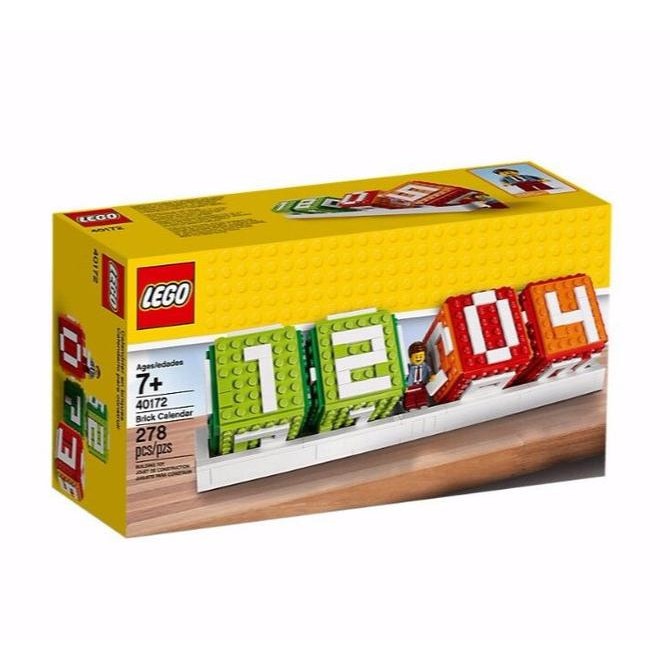 Jual LEGO 40172 Iconic Brick Calendar Set Kalender Office Calender Gift ...