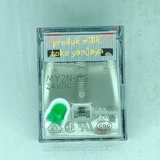Jual Promo Relay MY2N-GS 24VDC OMRON/relay omron MY2N-GS 24VDC COD | Shopee Indonesia