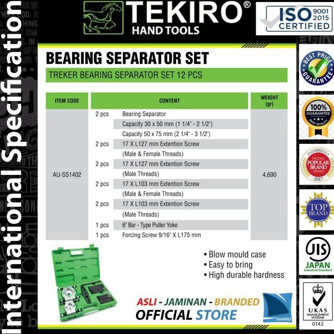 Jual Penarik Treker Lahar Isi 12 pcs Tracker Bearing Separator Set ...