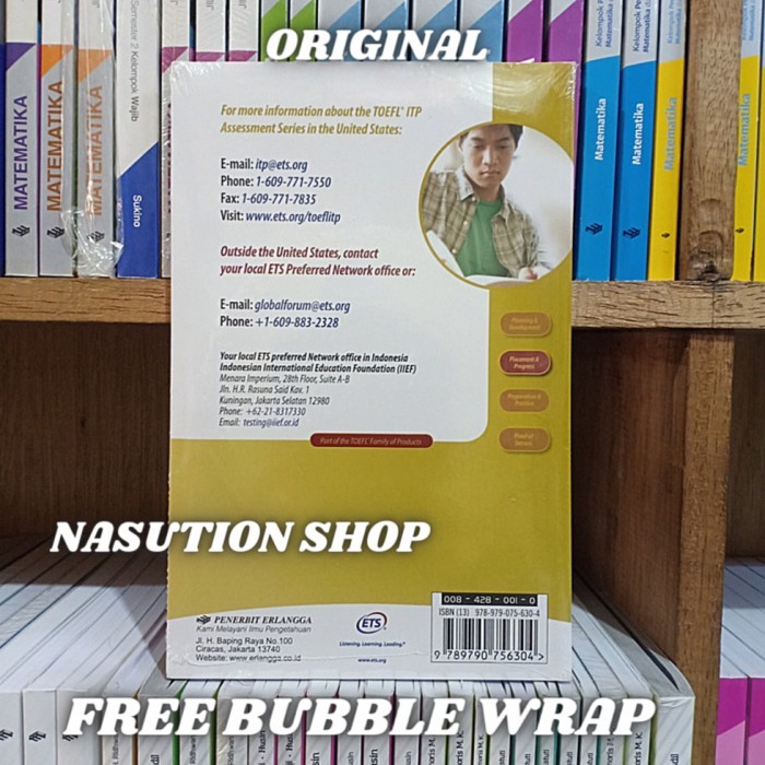 Jual Alat Tulis Original Erlangga Buku Toefl Itp Assessment Series ...
