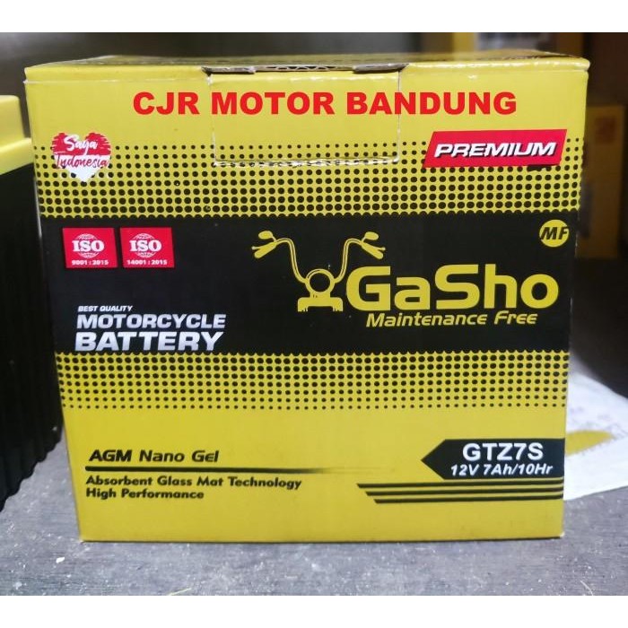 Jual GaSho GTZ7S YTZ6V AKI KERING GEL motor VARIO PCX ADV NEW NMAX ...