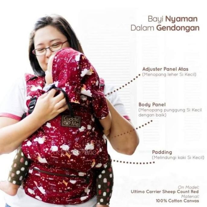 Jual Cuddle Me Ultimo Baby Carrier (Gendongan Bayi) | Shopee Indonesia