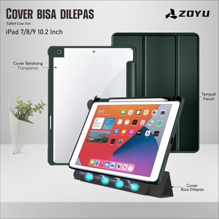 Jual Case iPad Gen 7 / 8 / 9 Casing Pensil Softcase Cover Dilepas ...