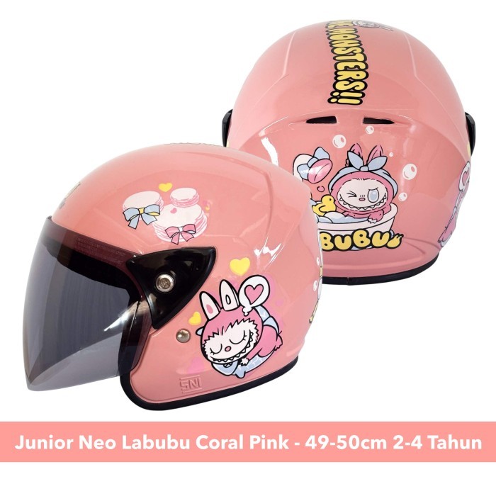 Jual Helm Anak Lucu Motif Labubu untuk Usia 2 hingga Ramaja Dewasa ...