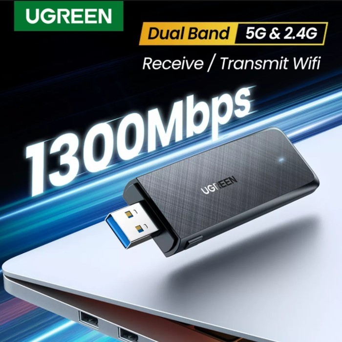 Jual Ugreen Usb Wifi Adapter 5G / 2.4G Network Card - Ugreen Dongle ...