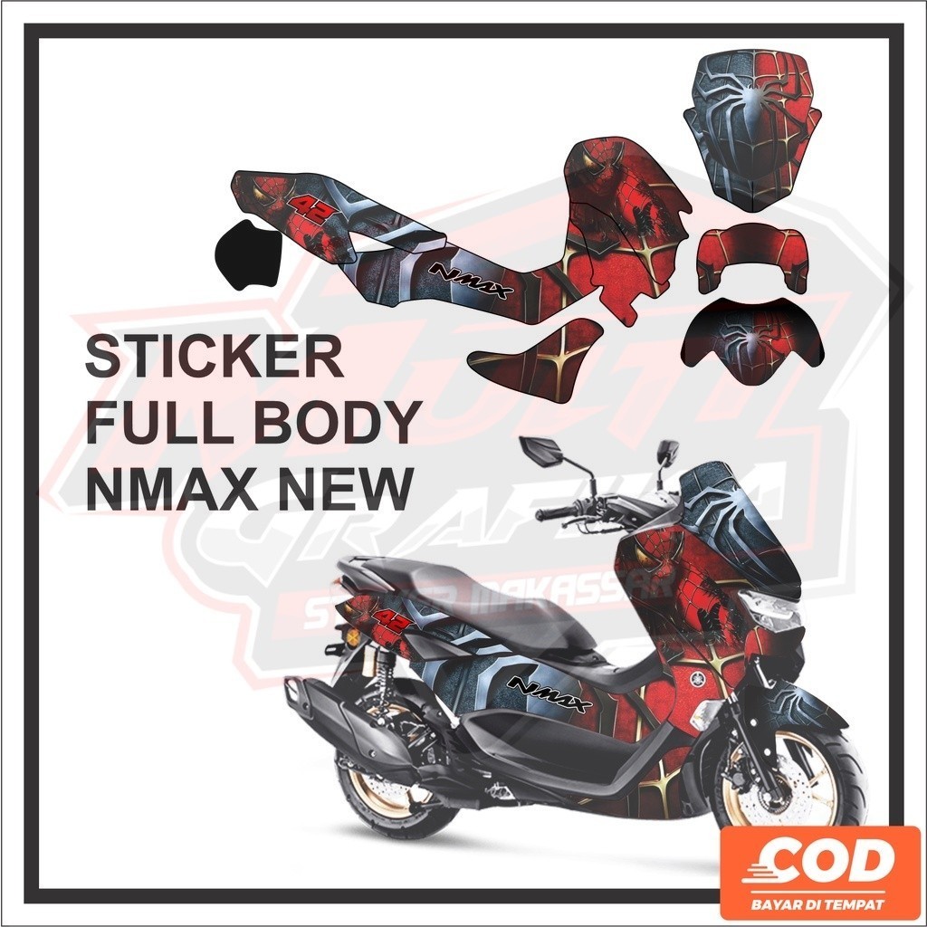 Jual Stiker Decal Motor YAMAHA NMAX NEW Full Body Sticker NMAX Baru ...