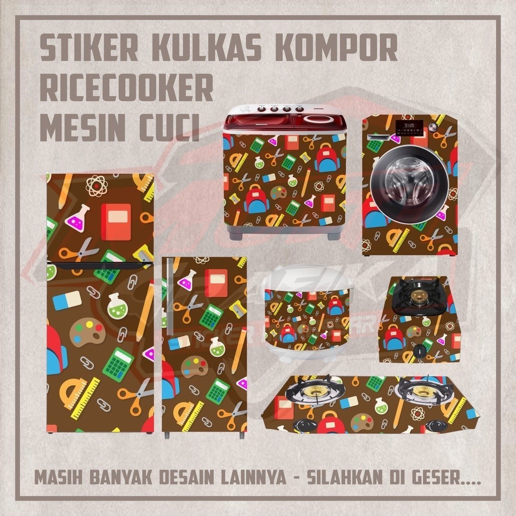 Jual Retro Revival Sticker Collection - Koleksi Stiker Kulkas, Kompor ...