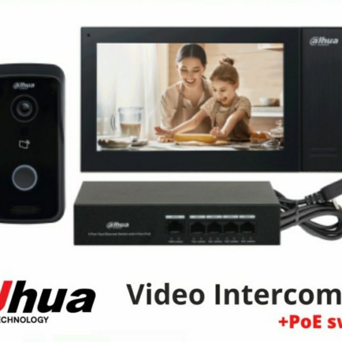 Jual Dahua Ktp02 Video Door Phone Intercom Villa Rumah Ip Camera Poe 7 ...