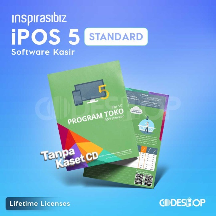 Jual Aplikasi kasir Sofware kasir ipos5 standart | Shopee Indonesia