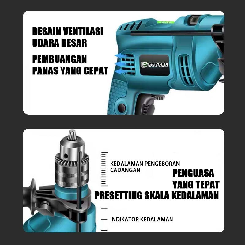 Jual ECOSEN Bor Listrik Mesin Bor Elektrik Drill Listrik 1m Bor tangan ...