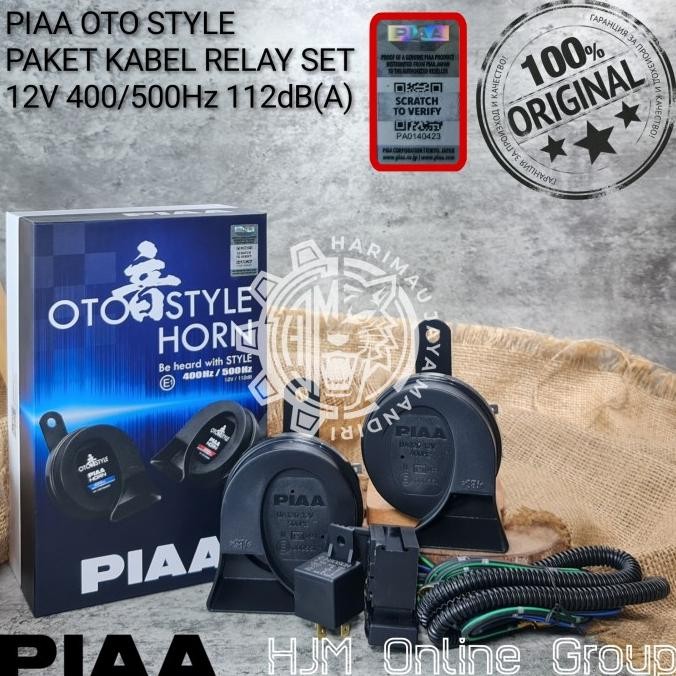 Jual KLAKSON PIAA OTO STYLE HORN 12V + CABLE RELAY SET BOSCH ORIGINAL ...