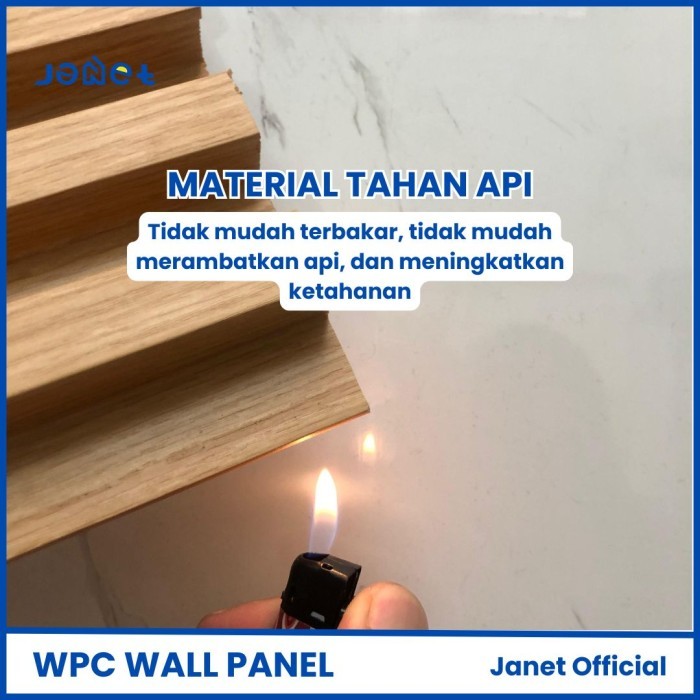 Jual Wpc Wall Panel Hiasan Dinding Wood Panel 3 Meter 300X16 Warna Kayu ...