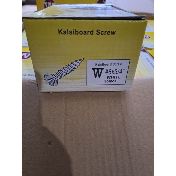 Jual SALE 1000 pcs sekrup kalsiboard grc merk W ukuran 6x3/4 dan ukuran ...