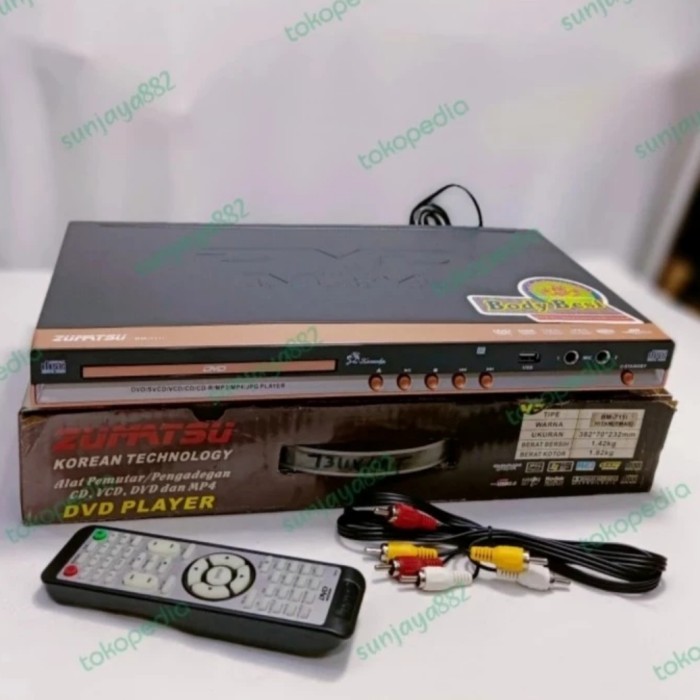 Jual Promooo!! DVD PLAYER BODY BESI ALAT PEMUTAR KASET DVD,CD,VCD,USB ...