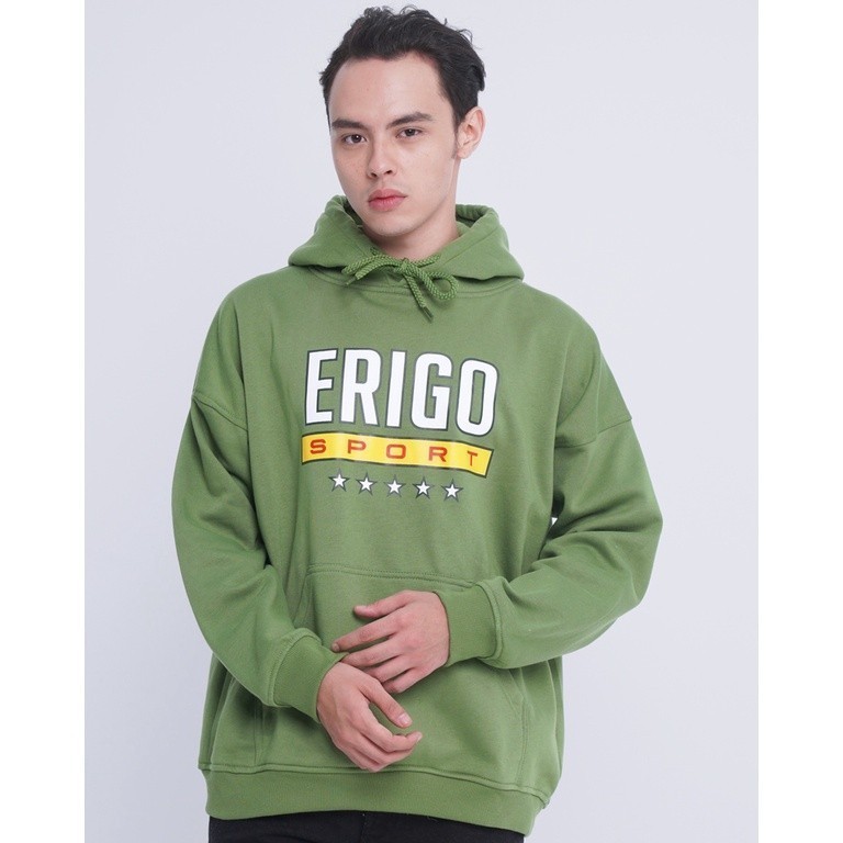 Jual Erigo Hoodie Sporta Green Unisex | Shopee Indonesia