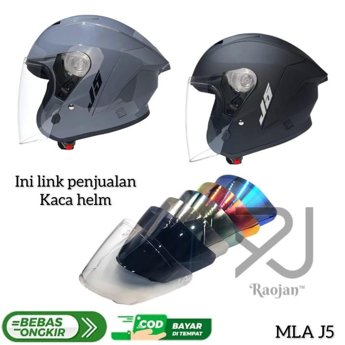 Jual KACA HELM MLA J5 VISOR HELM MLA J5 | Shopee Indonesia