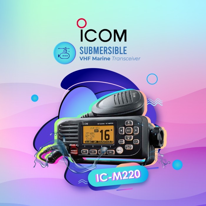 Jual Icom IC-M220 VHF Marine Transceiver Ori Baru Garansi PT Eli Rig ICM220 | Shopee Indonesia