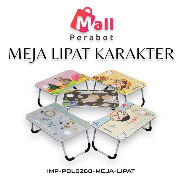 Jual Mall Perabot Meja Lipat Portable Warna Meja Belajar Besar Anak ...