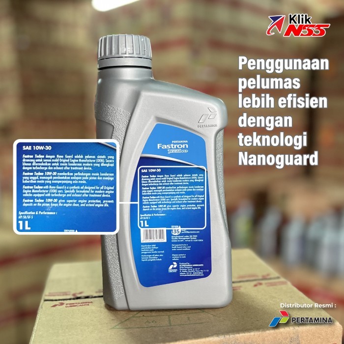 Jual OLI MOBIL PERTAMINA - FASTRON TECHNO 10W-30 API SN/GF-5 (LAM) (1L ...