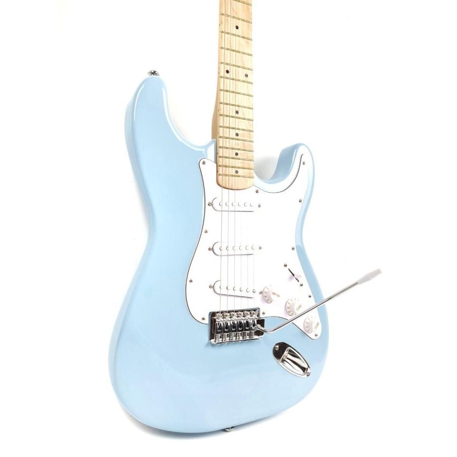 Jual Gitar Elektrik Fender StratoCaster Blue Ocean Bonus Tas Kabel Jack ...