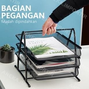 Jual Rak Kertas Dokumen Surat 3 Susun / Paper Document Letter Tray 3 ...