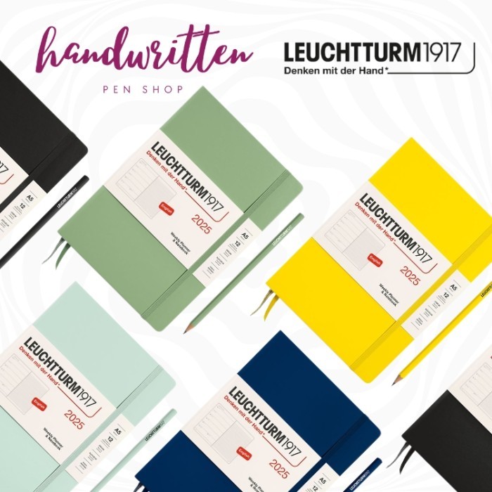 Jual LEUCHTTURM 1917 2025 Weekly Planner & Notebook Medium A5 Hardcover ...