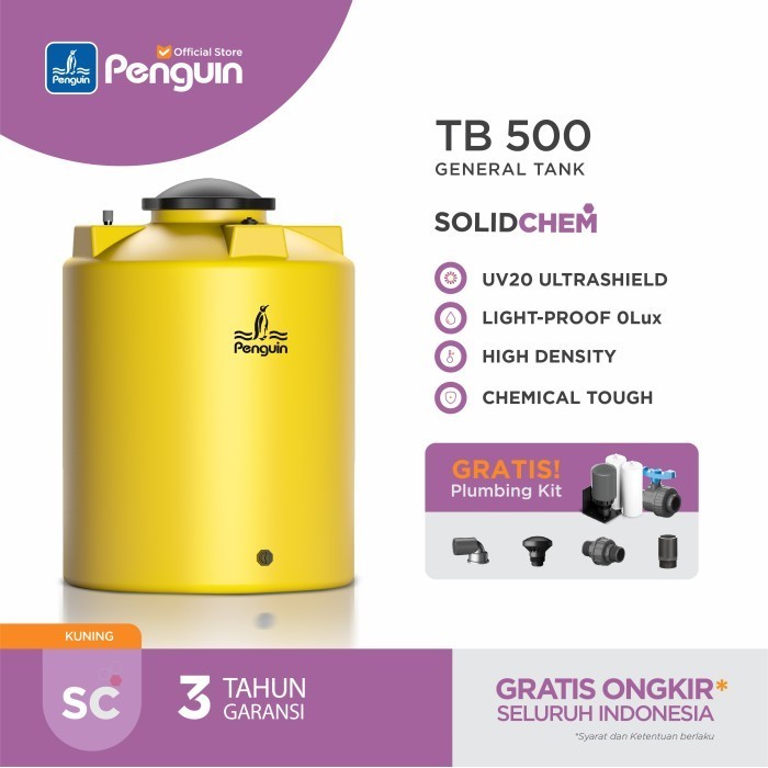 Jual Penguin Tangki | Toren | Tandon Kimia TB 500 5000 liter | Shopee ...