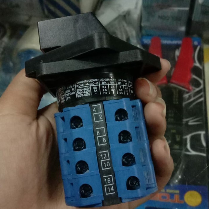 Jual Murah OTTO Selector Switch/ Cam Switch CA-112/3P (MANUAL OFF AUTO ...