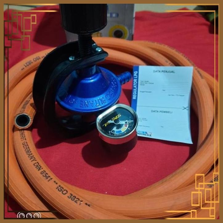 Jual [GKP] TEGULATOR DESTEC DOUBLE PENGUNCI DAN SELANG SIMRIT GERMANY 2 ...