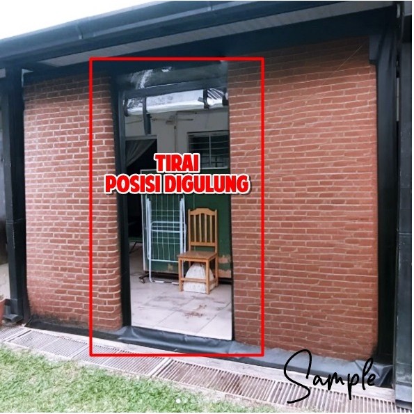 Jual TIRAI PLASTIK KREI BENING TRANSPARAN LIST TERPAL CUSTOM METERAN 0 ...