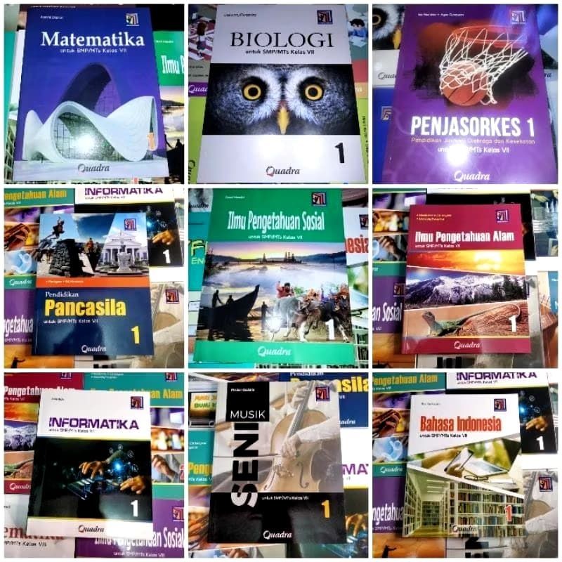 Jual Buku Paket Quadra SMP Kelas 7 Kurikulum Merdeka | Shopee Indonesia