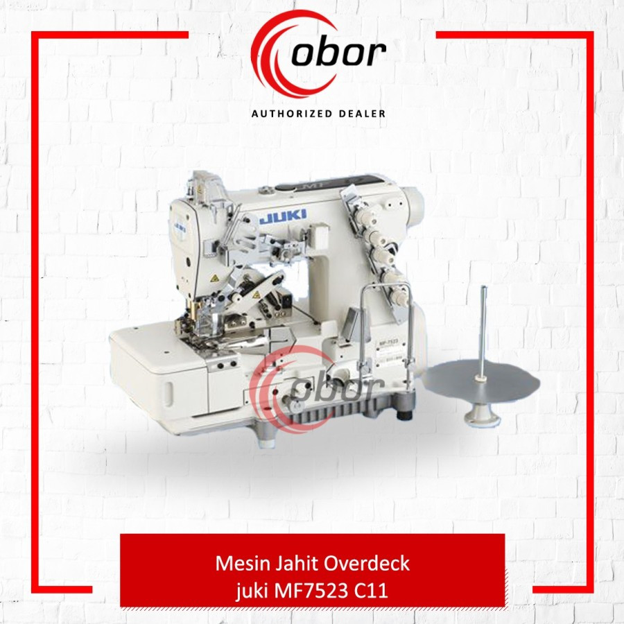 Jual Mesin Jahit Overdeck Flatbed Corong JUKI MF7523 C11 | Shopee Indonesia