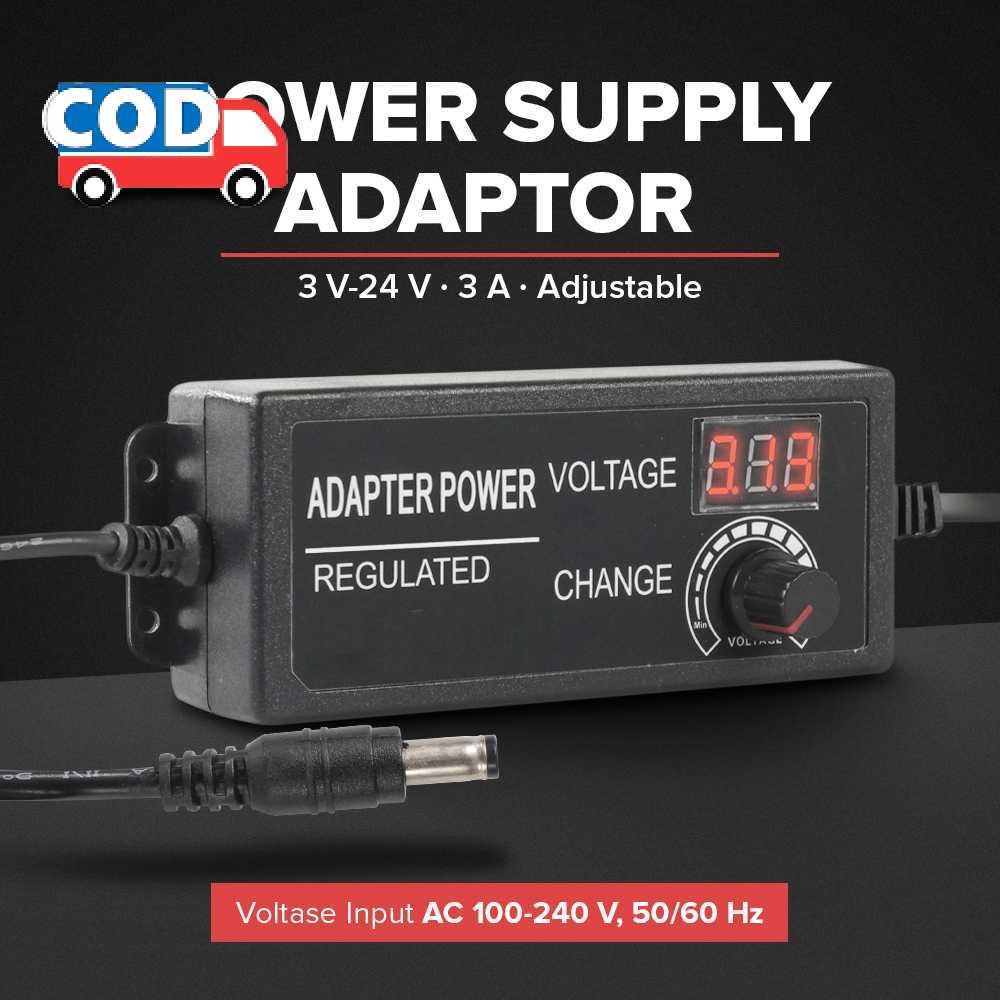 Jual Adaptor Power Supply Adjustable Multi Voltase Converter AC to DC ...