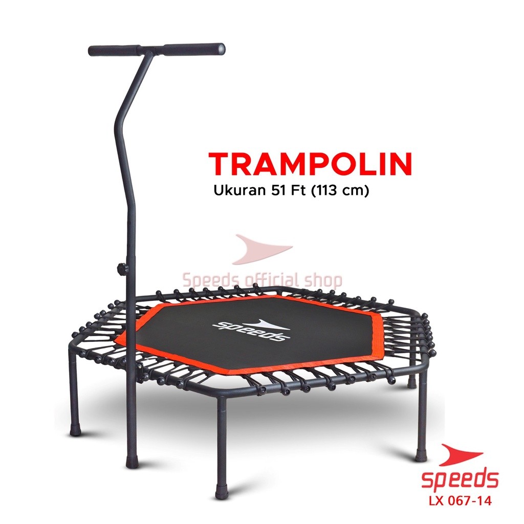 Jual SPEEDS Trampoline Fitness Trampolin Gym Alat Olahraga Lompat Trampolin Jump Fitness 067-14 ...