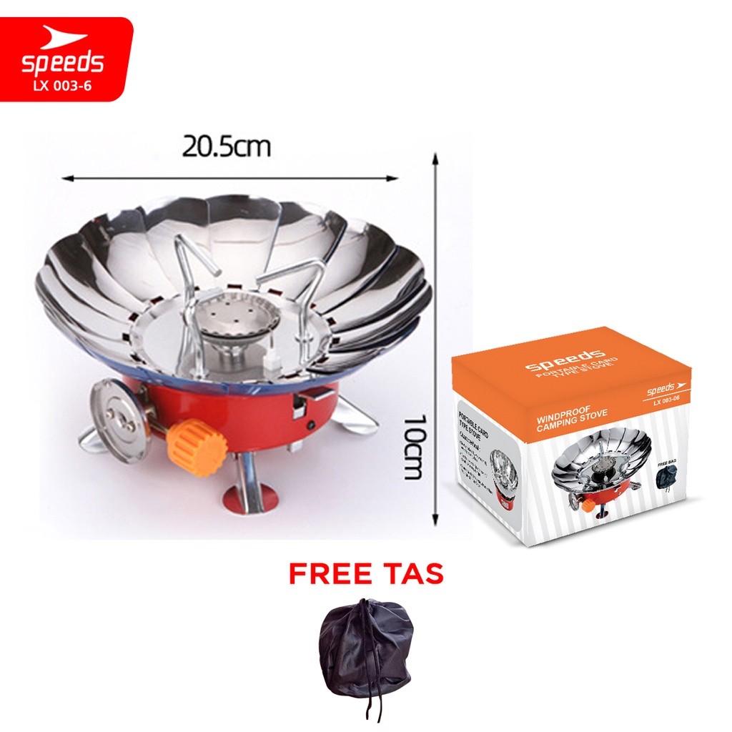 Jual SPEEDS Kompor Camping Gas Alat Masak Alam Mini Kompor Lipat Bunga ...