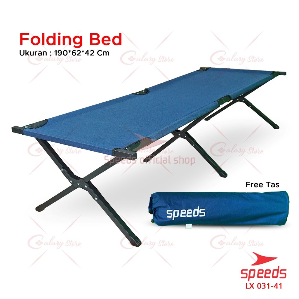 Jual SPEEDS Kasur Tidur Velbed Tempat Tidur Lipat Kasur Portable Kaki ...