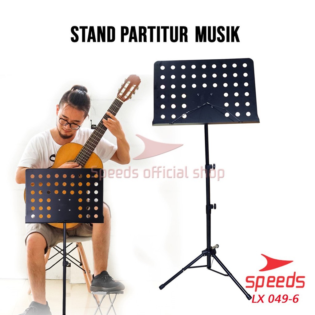 Jual SPEEDS Alat Musik Stand Untuk Partitur Sheet Stand Book Stand ...