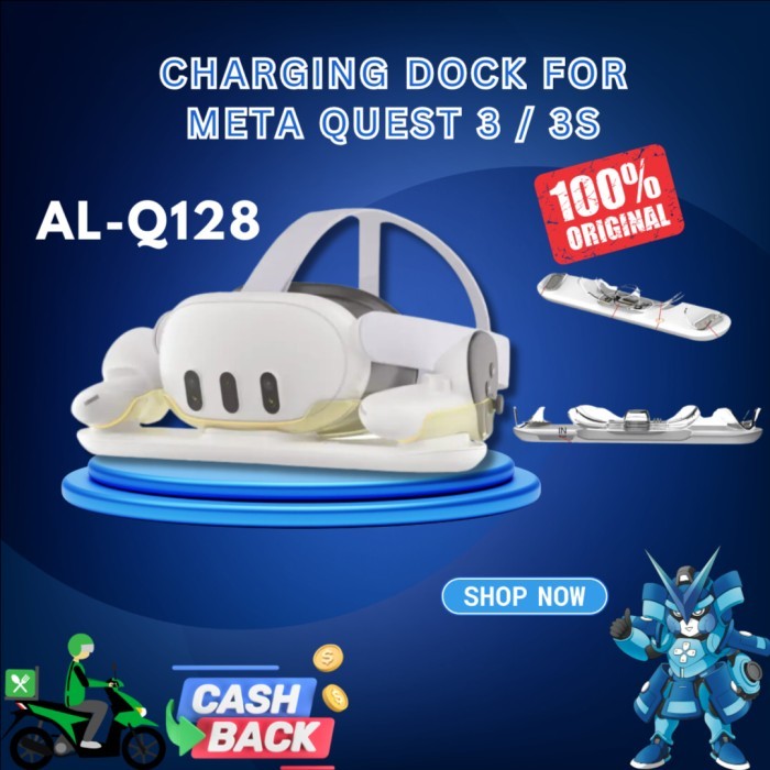Jual Charging Dock For meta quest 3 Oculus 3/ AOLION Charging Dock For Meta Quest 3 AL-Q128 ...