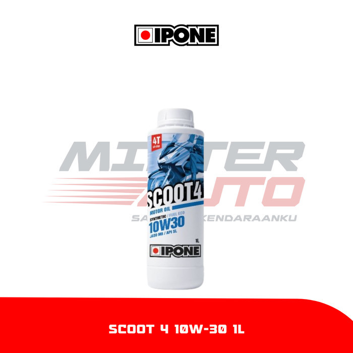 Jual Oli Motor Ipone Scoot 4 10W30 1L | Shopee Indonesia