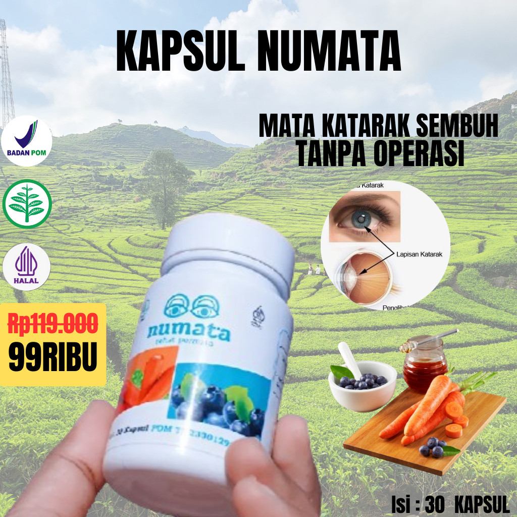 Jual Numata Obat Mata Katarak Glaukoma Tanpa Operasi | Shopee Indonesia