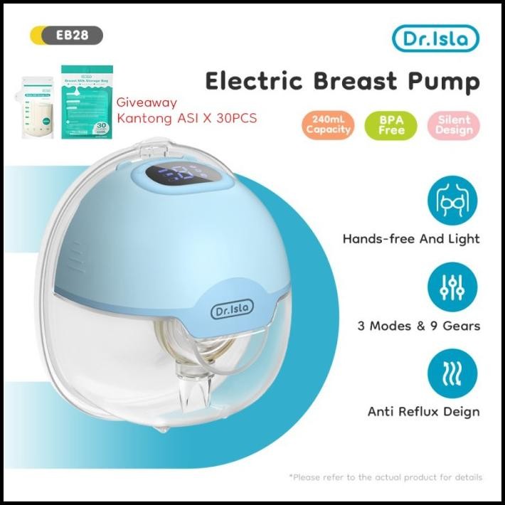 Jual Dr.isla | Pompa Asi Electric Portable - Breast Pump Tanpa Kabel ...