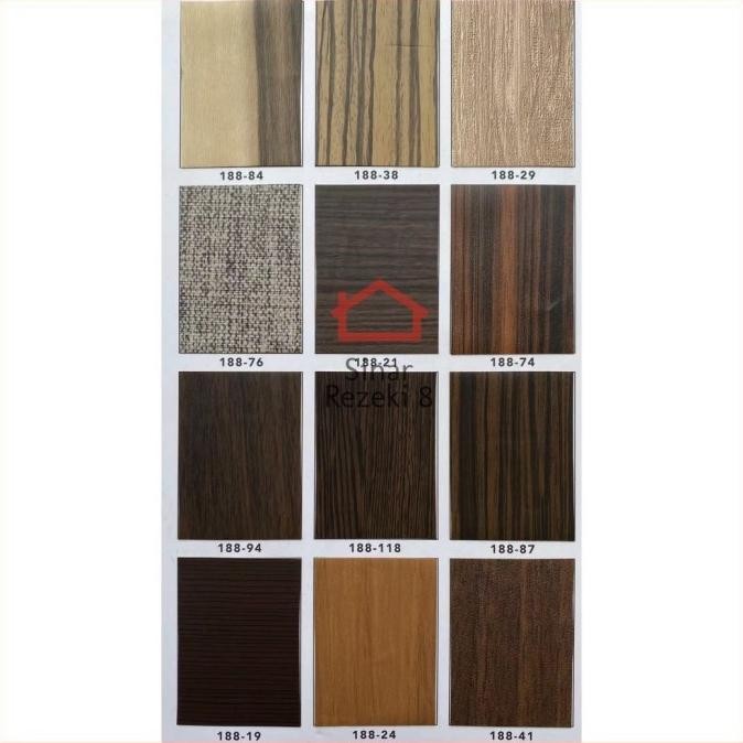 Jual NEW PRODUK PVC SHEET URAT KAYU SERAT PELAPIS MEJA LEMARI DECOSHEET ...