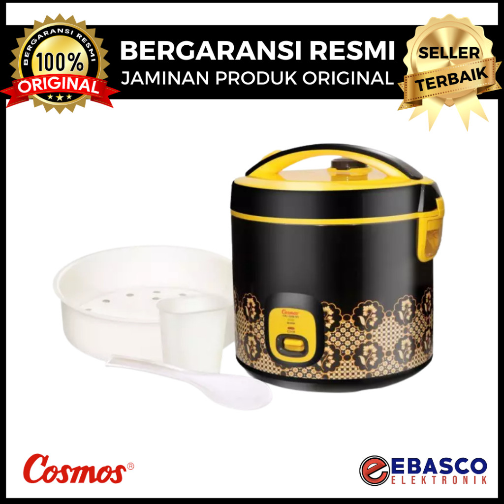 Jual COSMOS RICE COOKER CRJ 5508 Kapasitas 2,5 Liter Panci Anti Lengket ...