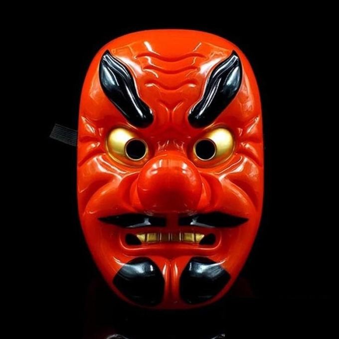 Jual topeng tengu halloween cosplay mask tradisional jepang | Shopee ...