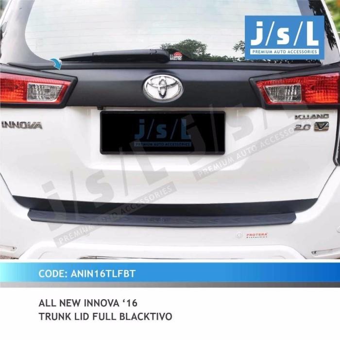 Jual JSL Innova Reborn List Bagasi Belakang Black Doff Trunk Lid ...