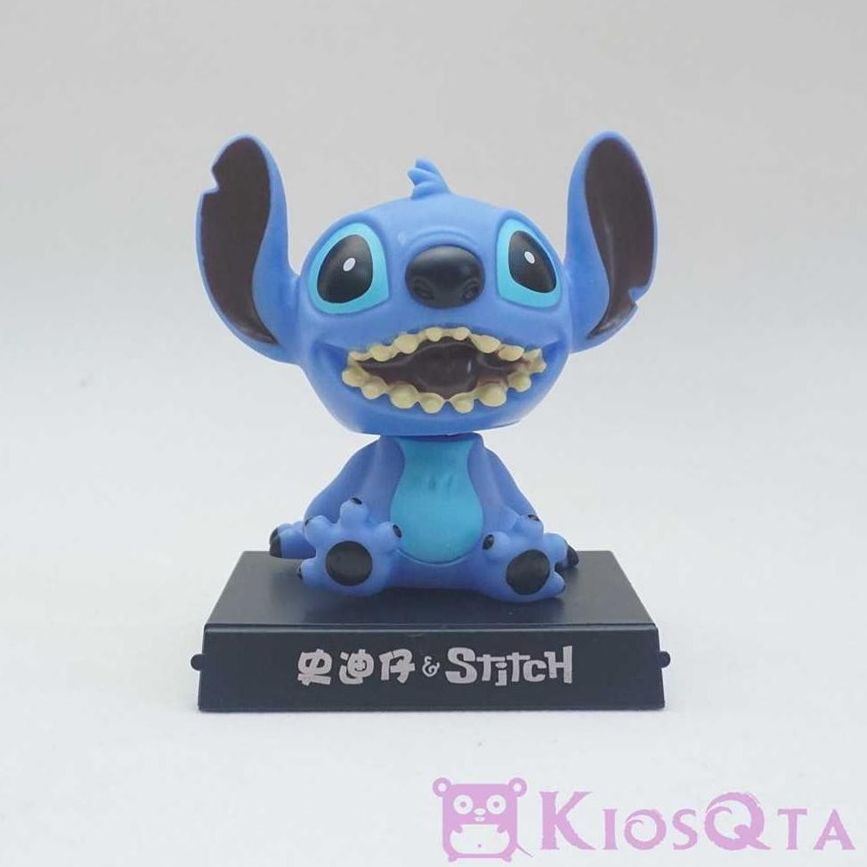 Jual Ready pajangan dashboard stitch lilo and stitch ketawa bobble head ...