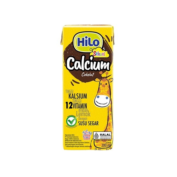 Jual HI-LO SCHOOL COKELAT UHT 200 ML - SUSU | Shopee Indonesia